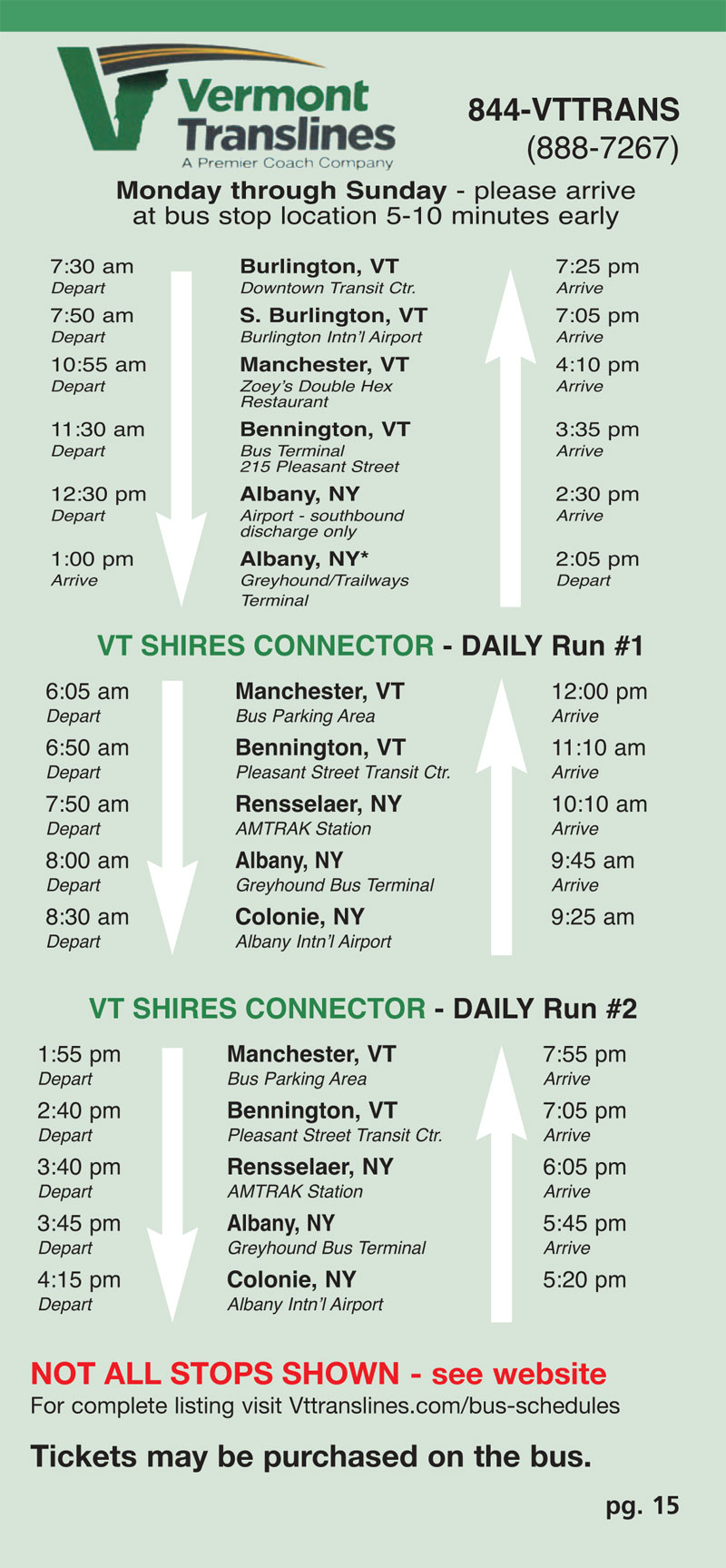 Connect To Other Regions – The Green Mountain Express
